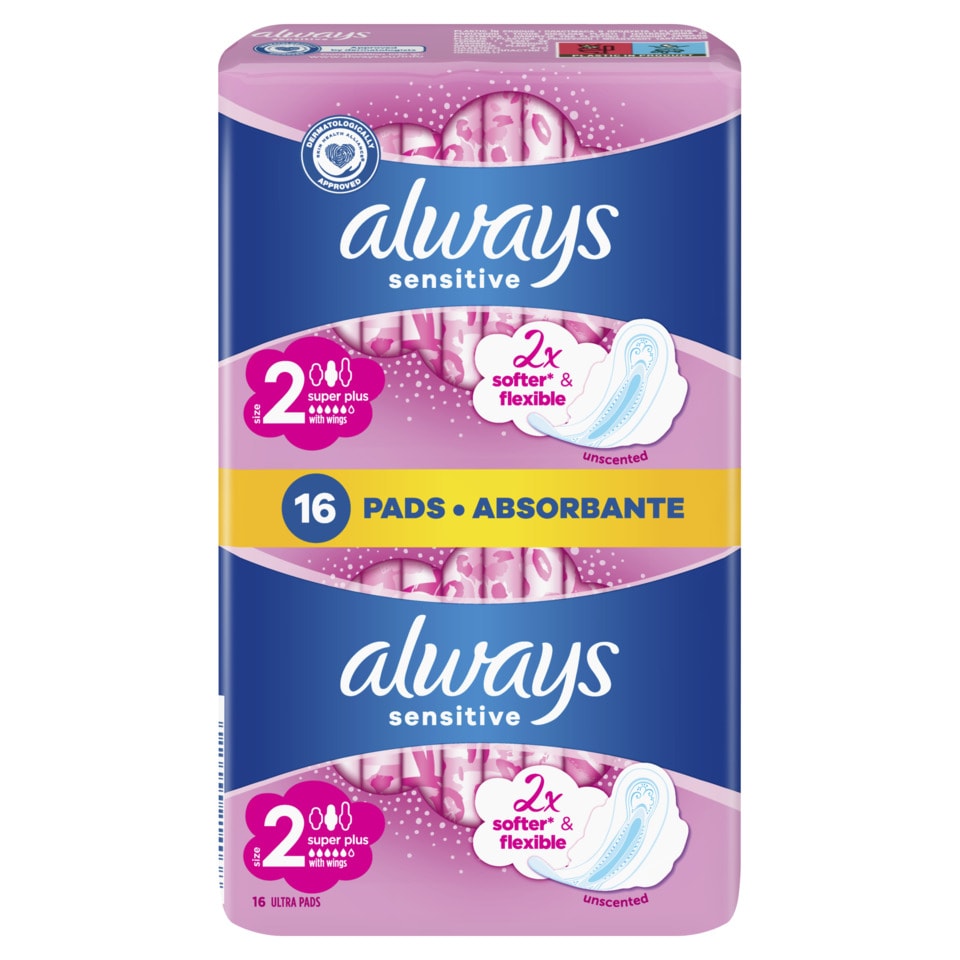 Always pads | Ulosci Always Ultra Sen.Sup.plus duo16/1 | Maxi