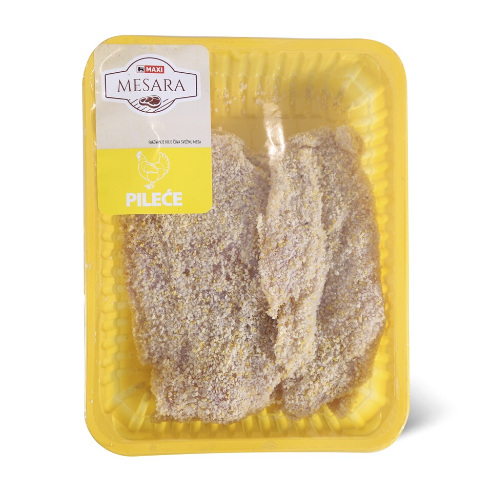 Maxi Mesara | Panirani pileci file 500g SvezeM | Maxi