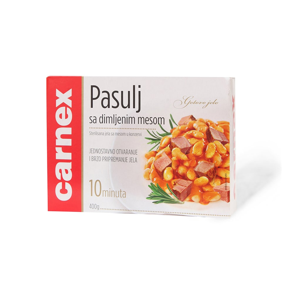 Carnex | Pasulj sa dimljenim mesom Carnex 400g | Maxi