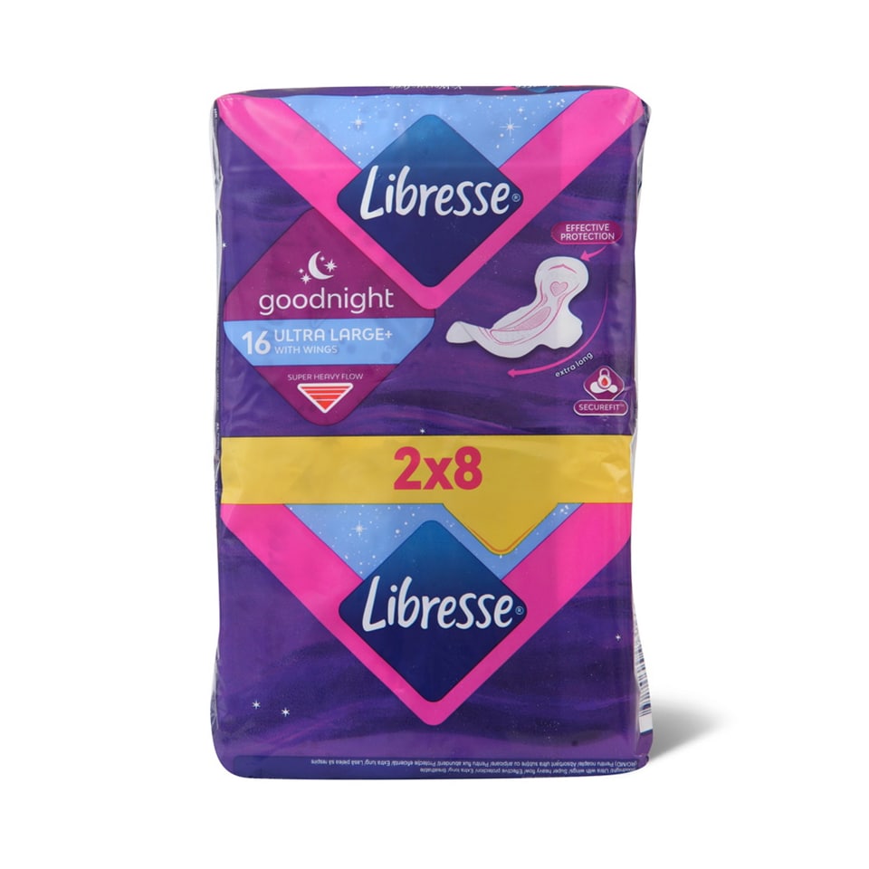 Libresse | Ulosci Libresse Ultra Goodnight 16kom | Maxi