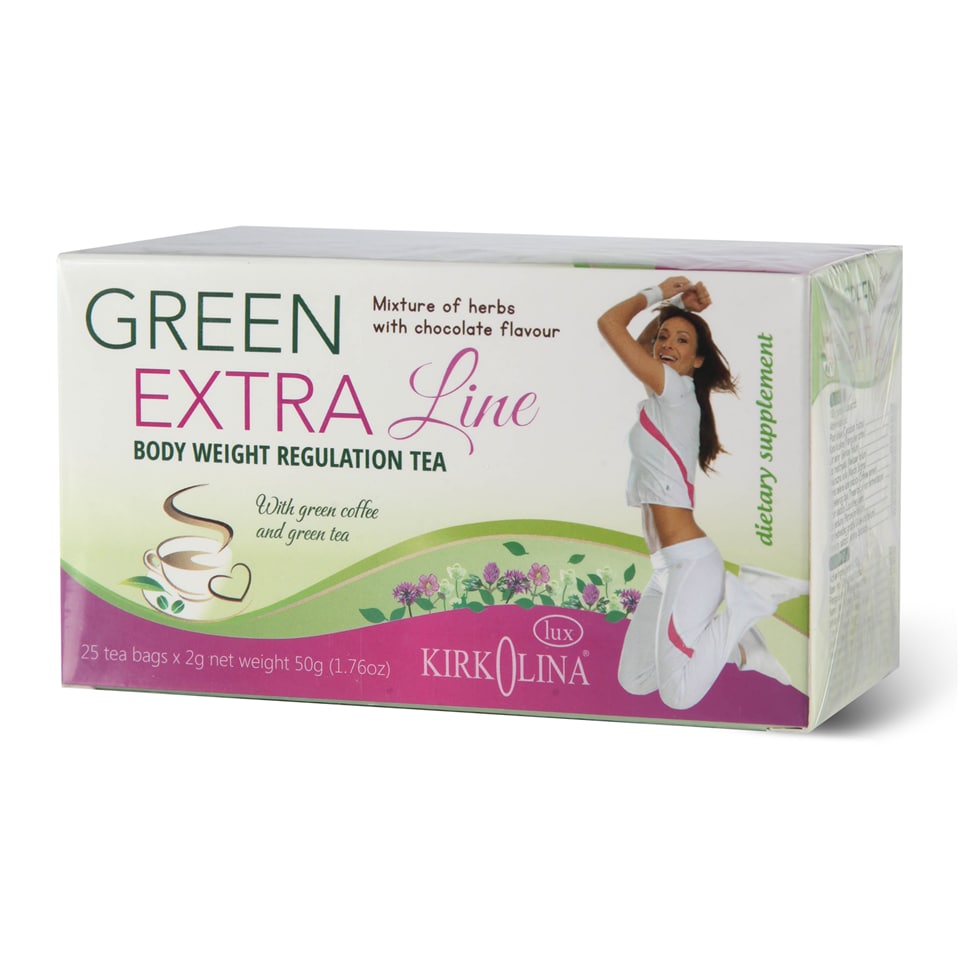 Kirkolina | Caj Green extra line/reg.tez.50g | Maxi