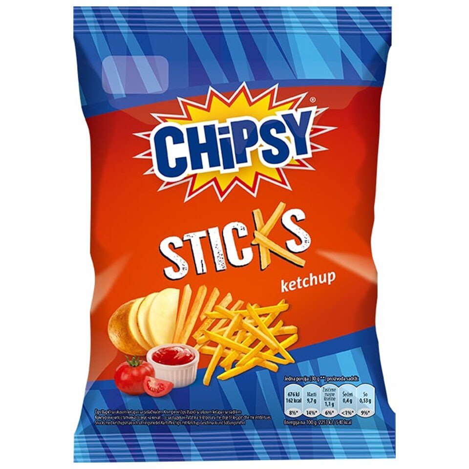 Chipsy | Cips kecap stapici Chipsy 95g | Maxi