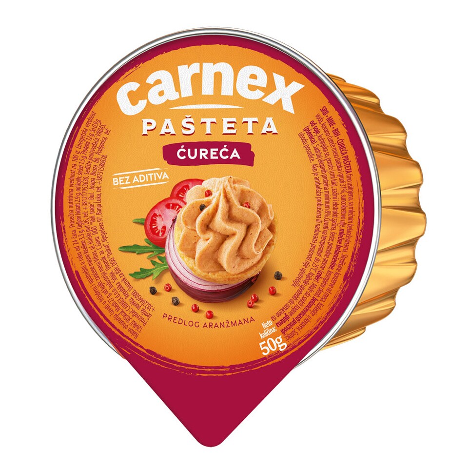 Carnex | Cureca pasteta 50g | Maxi