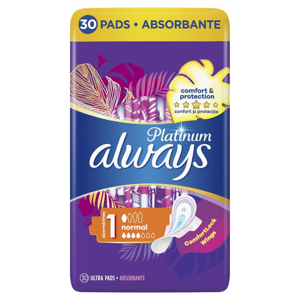 Always pads | Ulosci Platinum Normal 30 pcs Always | Maxi