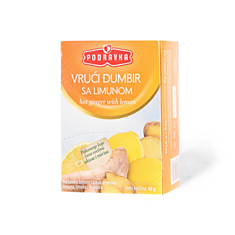 Podravka | Caj vruci djumbir sa limunom Podravka40g | Maxi