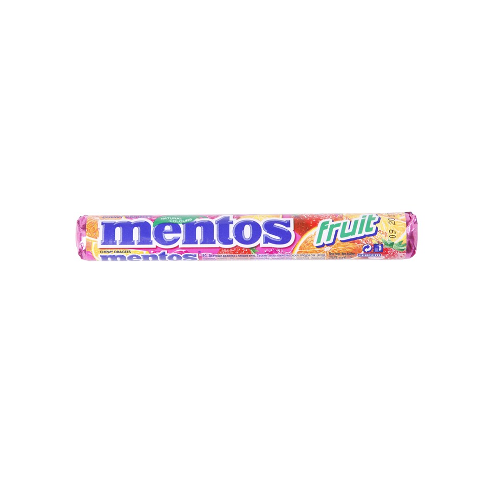 Mentos | Bombone fruit Mentos38g | Maxi