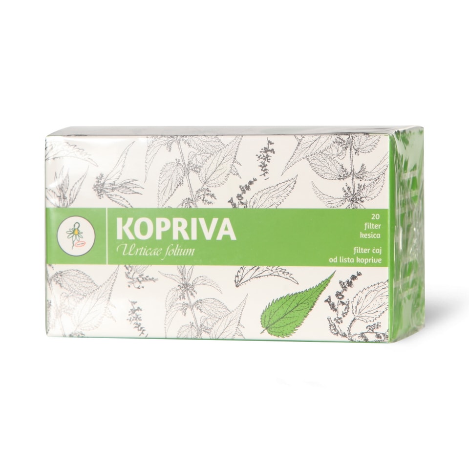 Moc bilja | Caj od lista koprive filt.vrecice 20x1g | Maxi