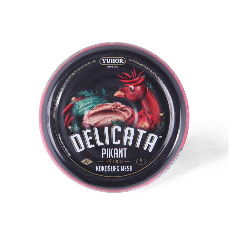 Delicata | Pasteta pikant od kokosijeg mesa Delicata 95g | Maxi