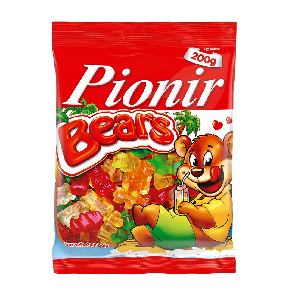 Pionir | Bombone gumene Bears Pionir 200g | Maxi