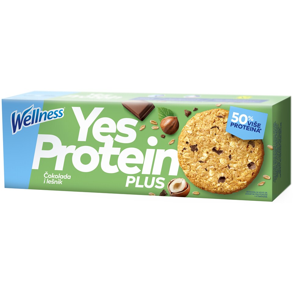 Wellness | Keks Wellness YES protein integralni 115g | Maxi