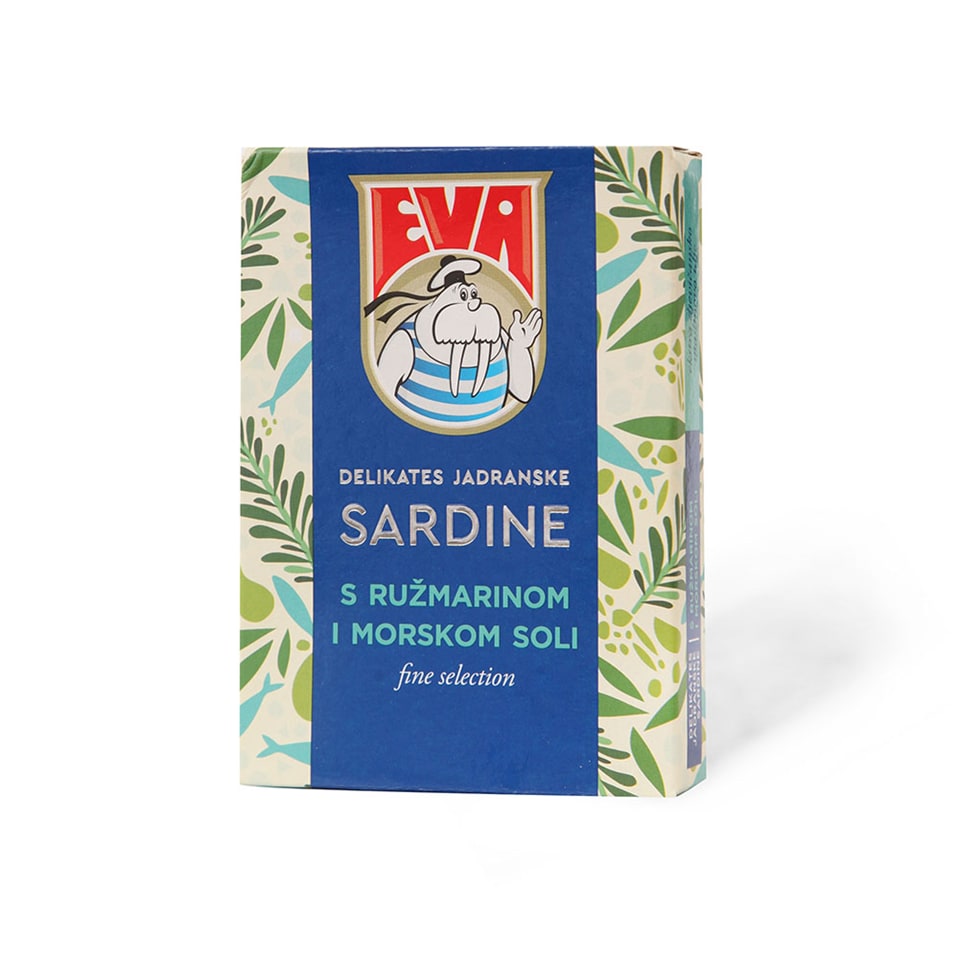 Eva | Sardine sa ruzm.i mor.soli Eva 115g | Maxi