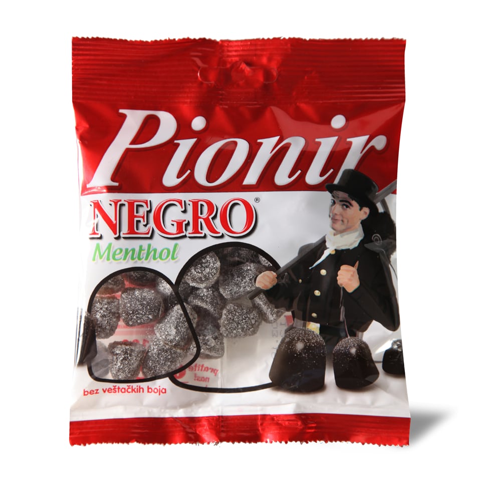Pionir | Bombone gumene Gummy Negro 100g | Maxi