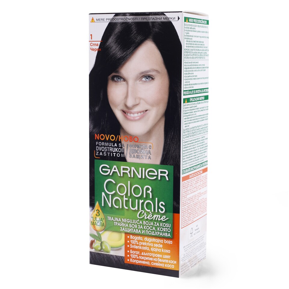 Garnier Color Naturals | Farba/kosu crna Garnier 1 | Maxi