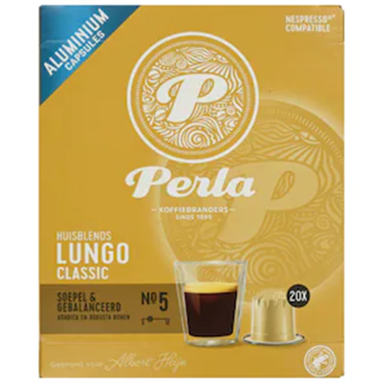 Perla | Kafa Lungo Classic Nesp.Alu Perla 20caps | Maxi