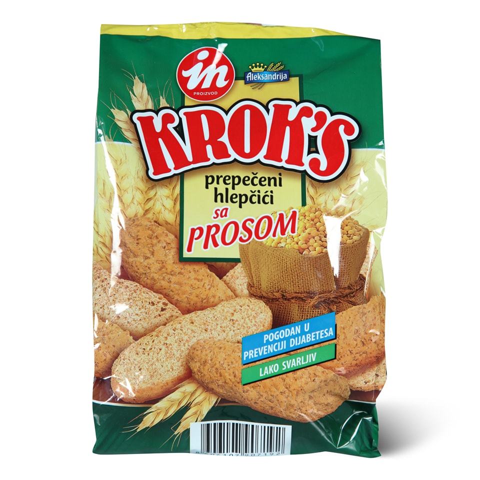 Kroks | Kroks peceni hlepcicic sa prosom 250g | Maxi