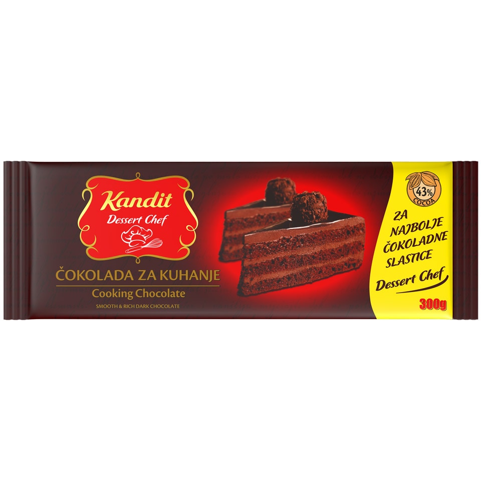 Kandit | Cokolada/kuvanje Dessert Chef Kandit300g | Maxi