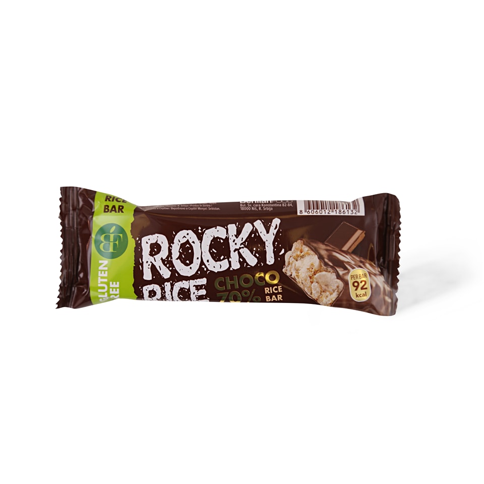 Benlian food | Bar Choco Rocky Rice 70% kakao 18gr | Maxi