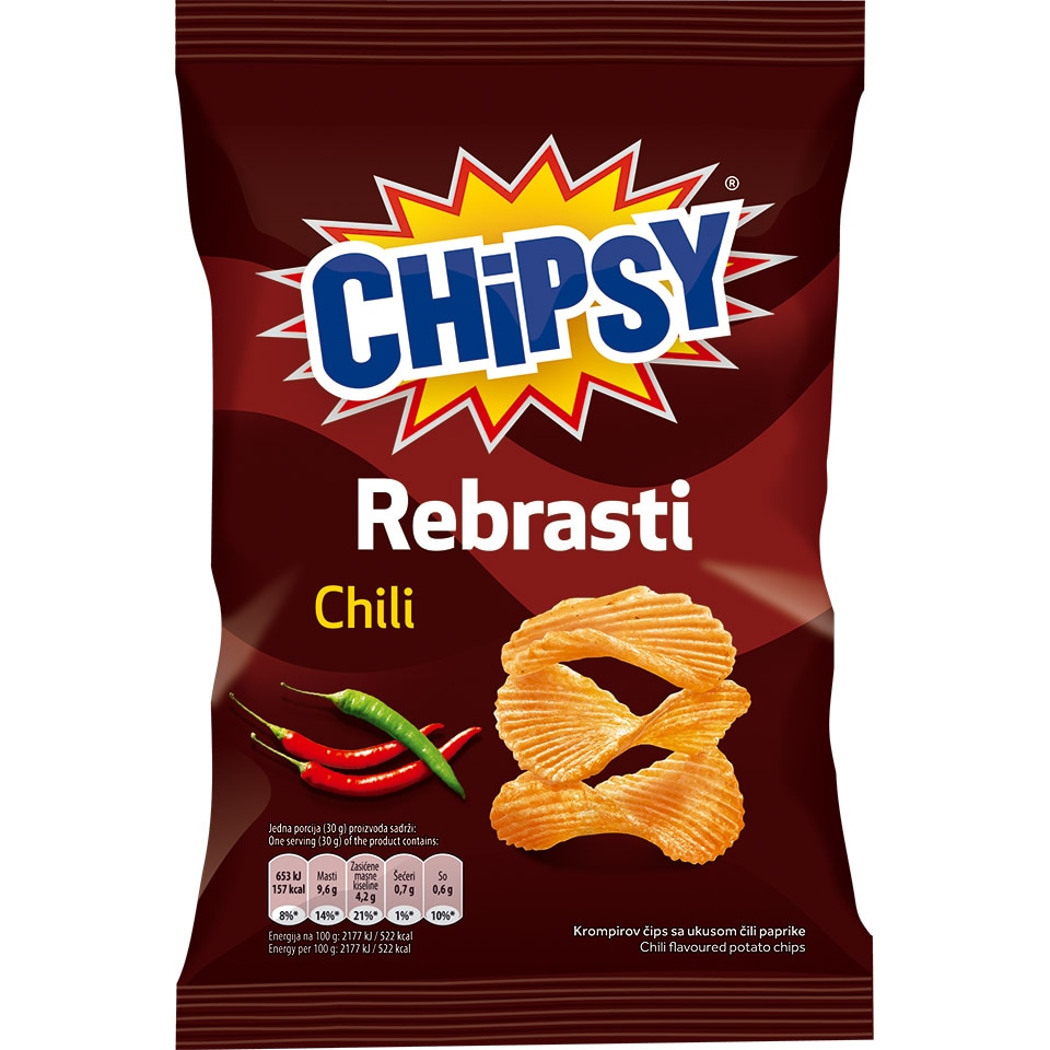 Chipsy | Cips Chipsy Chilly 40g | Maxi