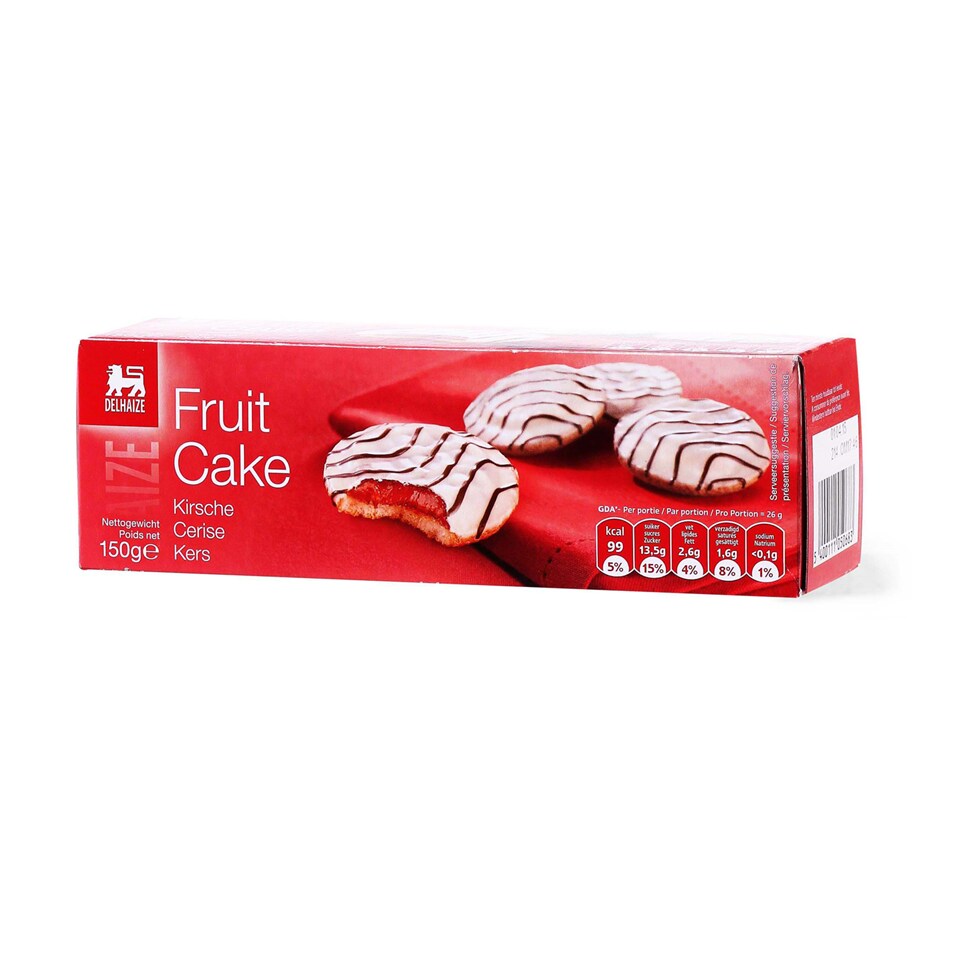 Delhaize | Biskvit Fruit Cake Choco Cherry DLL 150g | Maxi