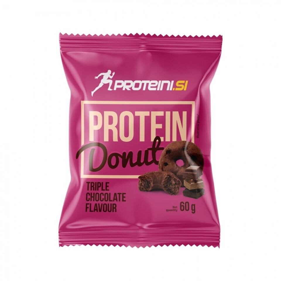 Protein.si | Protein donut trojna cok.bez secera 60g | Maxi