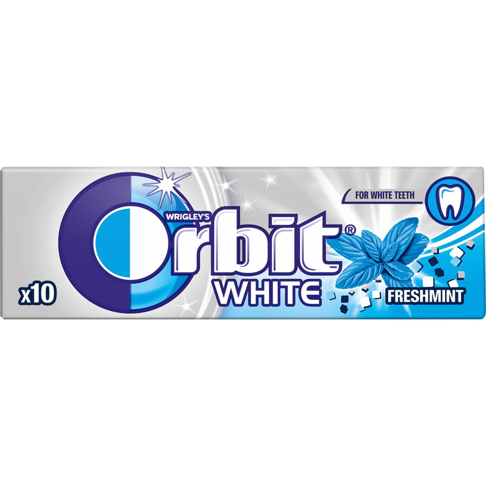 Orbit | Zvake White Freshmint Orbit 14g | Maxi