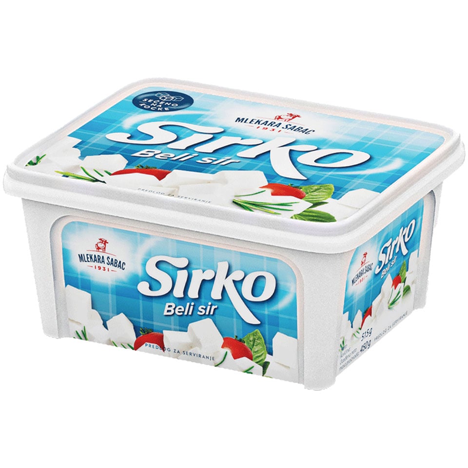 Mlekara Sabac | Beli polumasni meki sir 35% Sirko 450g | Maxi