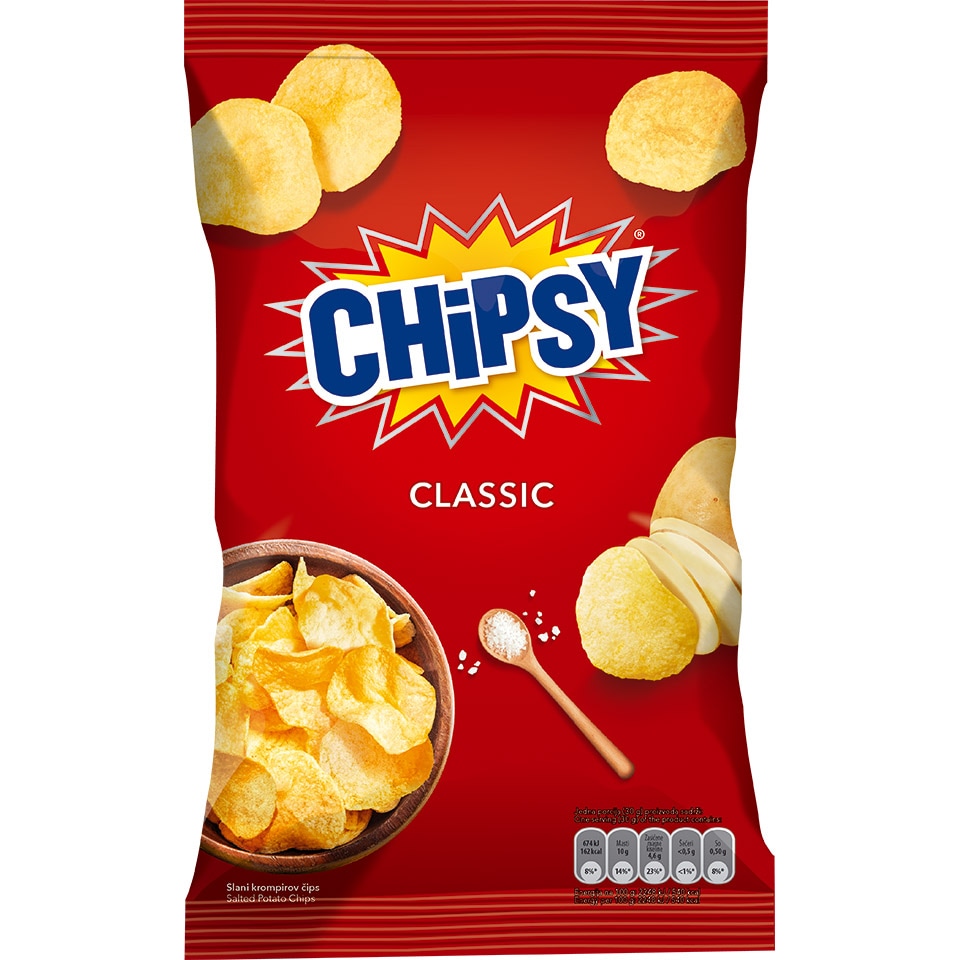Chipsy | Cips slani Chipsy 140g | Maxi