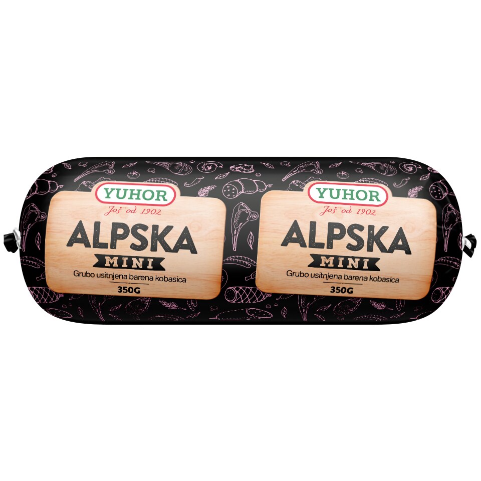 Yuhor | Mini alpska kobasica Yuhor 350g | Maxi