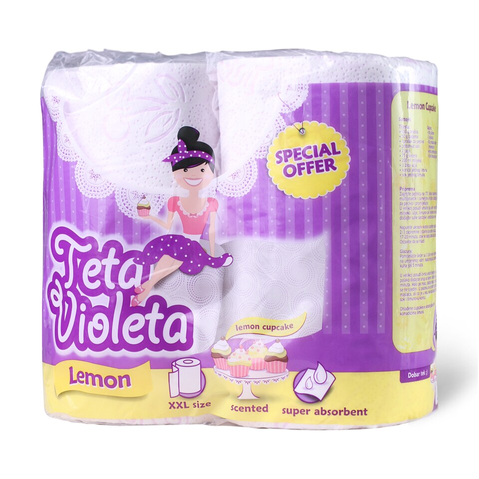 Violeta | Ubrusi limun Teta Violeta 2/1 | Maxi