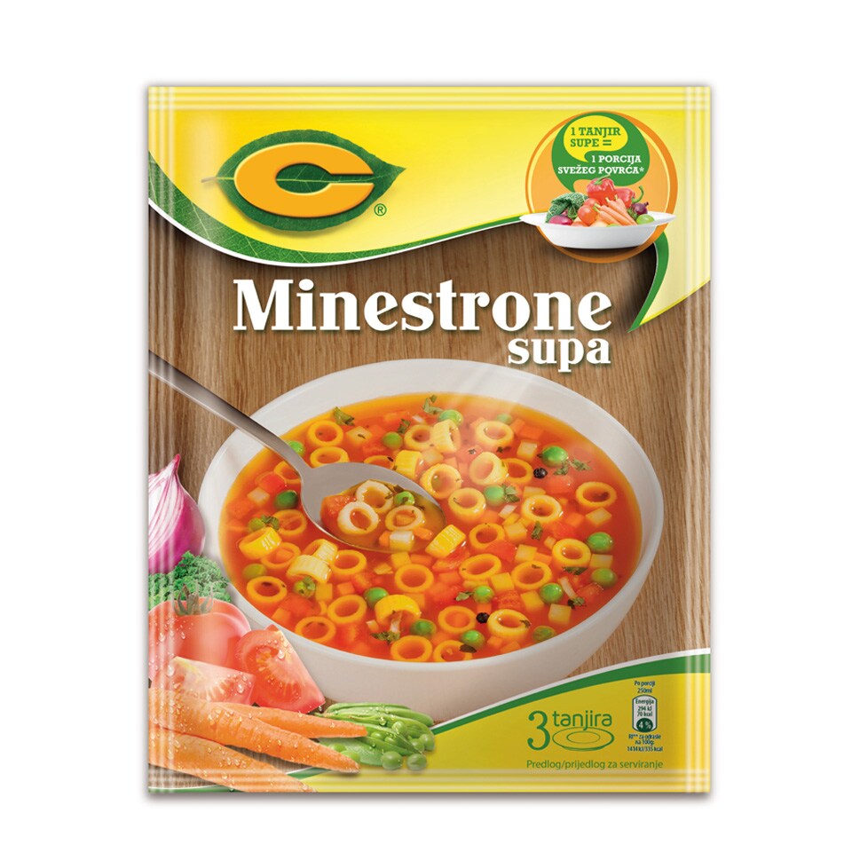 C | Supa Minestrone sa testeninom C 62g | Maxi