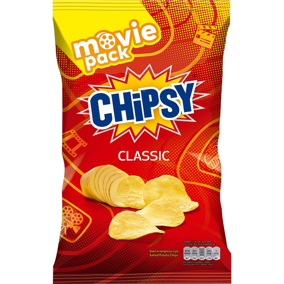 Chipsy | Cips Chipsy slani 230g | Maxi