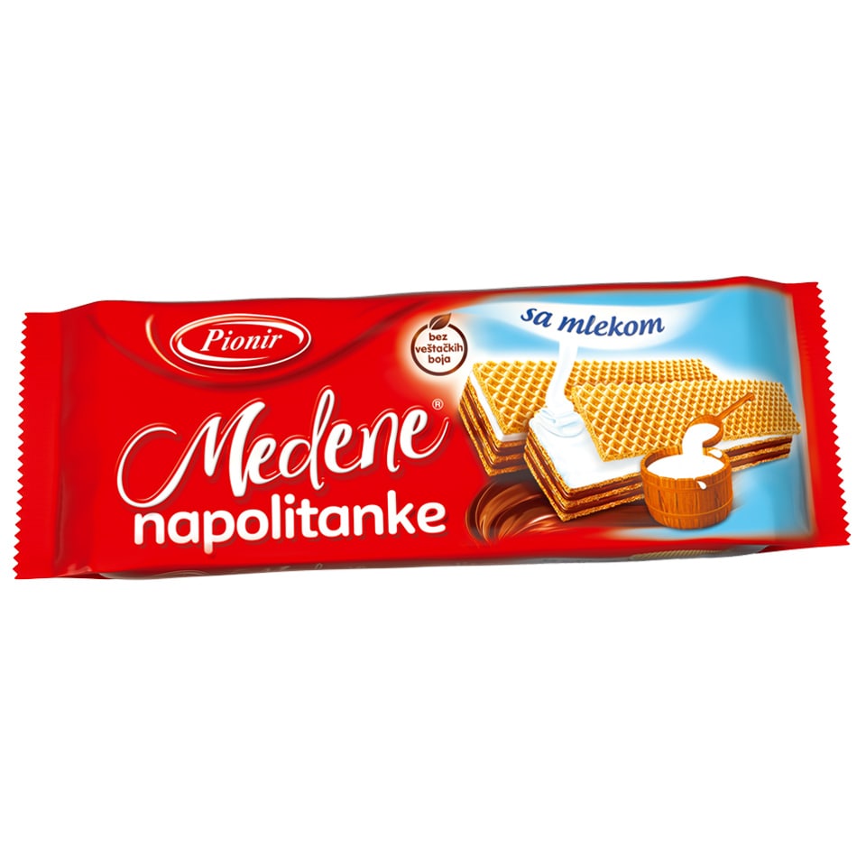 Sun Mill | Medene napolitanka Sun Mill mleko 160g | Maxi