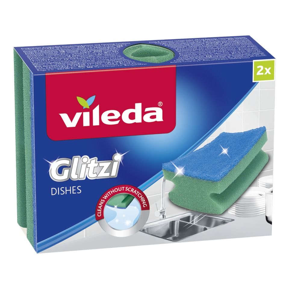 Vileda | Sundjer Vileda Glitzi Teflon 2/1 22112 | Maxi