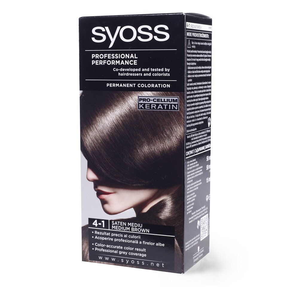 Syoss | Farba za kosu Syoss 4-1 Medium brown | Maxi