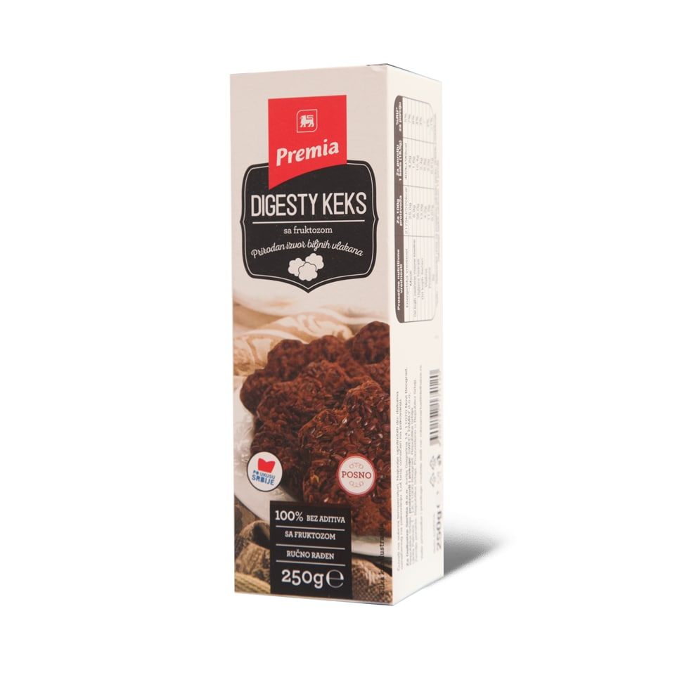 Maxi | Keks Digesty Maxi sa fruktozom 250g | Maxi