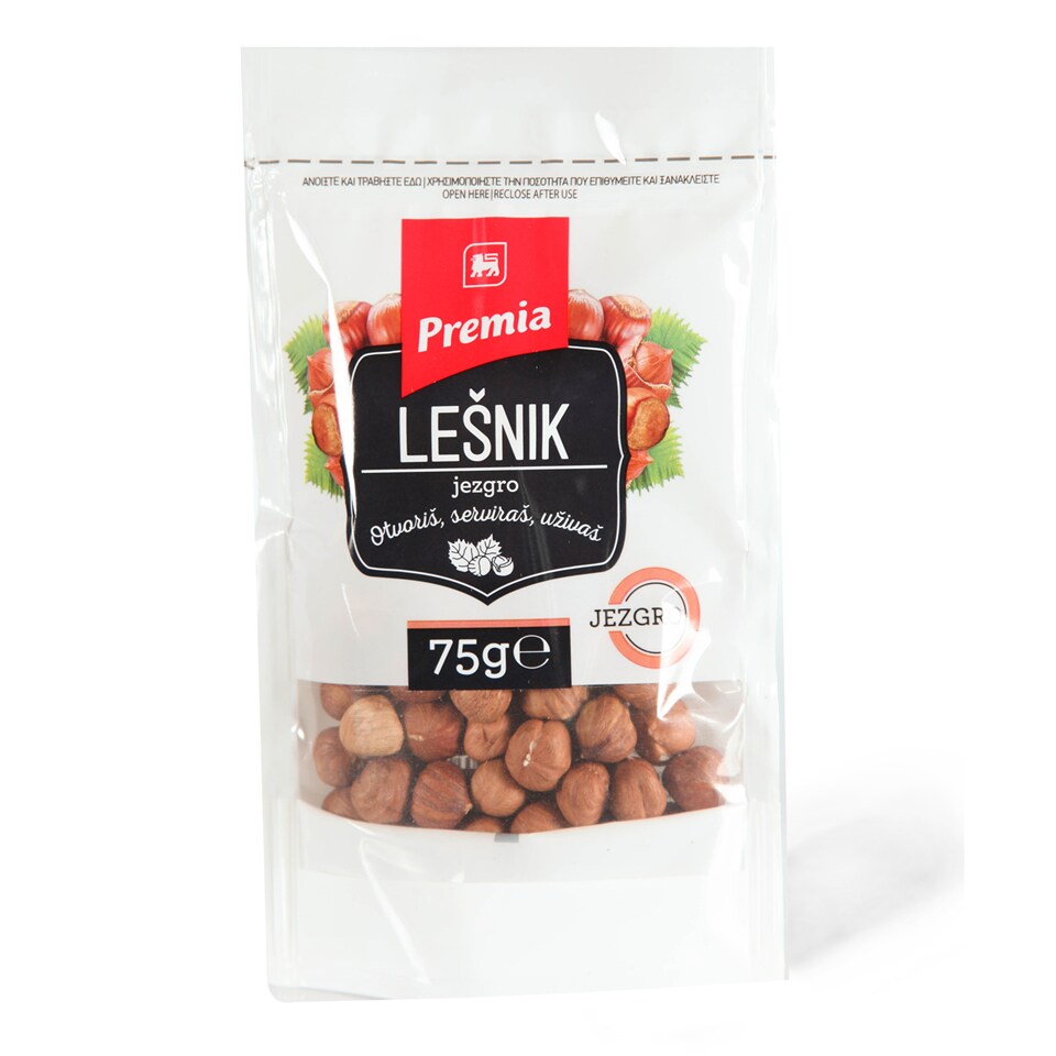 Premia | Lesnik sirovi jezgro Premia 75g | Maxi