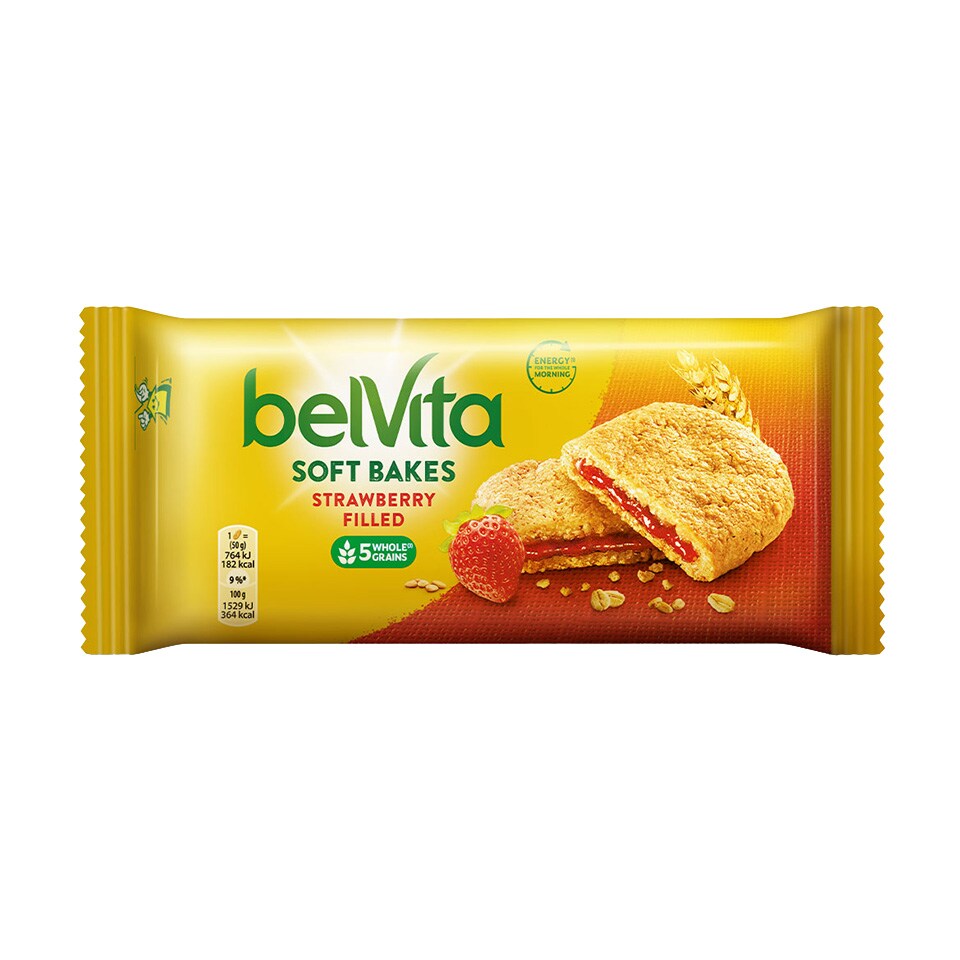 Milka | Keks Belvita Soft jagoda 50g | Maxi