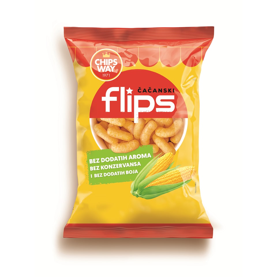 Gricko&Fan | Flips sa belancev.Chips Way 40g | Maxi