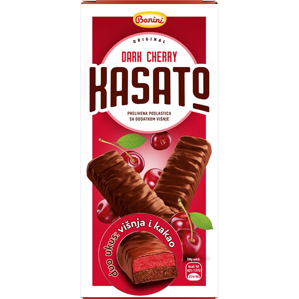 Rum kasato | Dark cherry Kasato 120g | Maxi