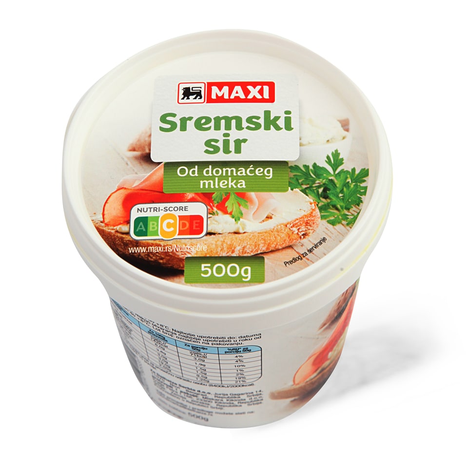 Maxi | Sremski sir Maxi 500g | Maxi