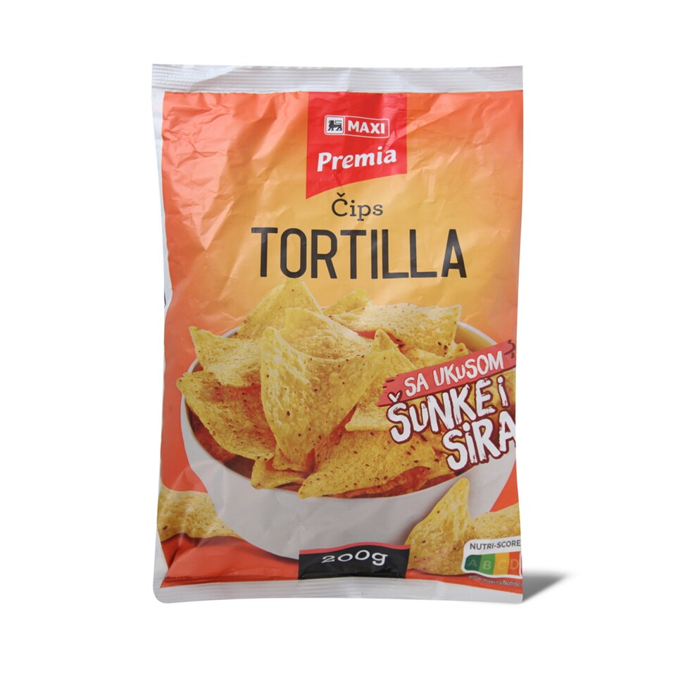 Premia | Tortilja Premia Sunka-Sir 200g | Maxi