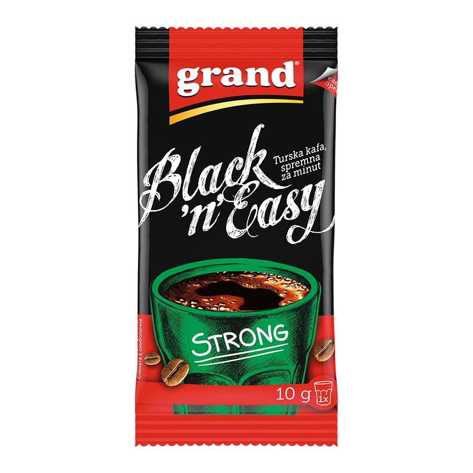Grand | Kafa mlev.Black'n'Easy Strong Grand 10g | Maxi