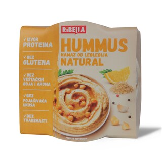 Ribella | Hummus natural Ribella 200g | Maxi