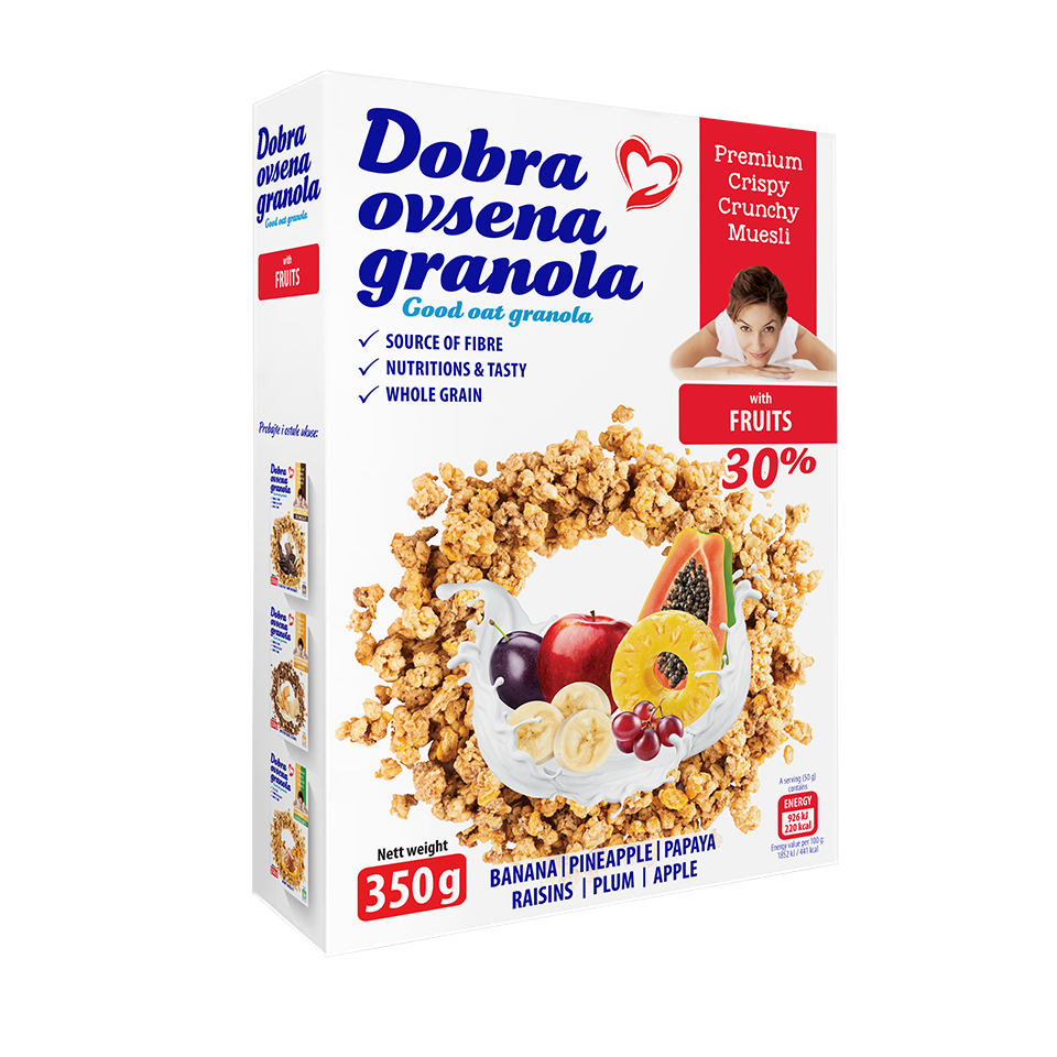 Dobra ovsena kasa | Dobra ovsena granola voce 350g | Maxi