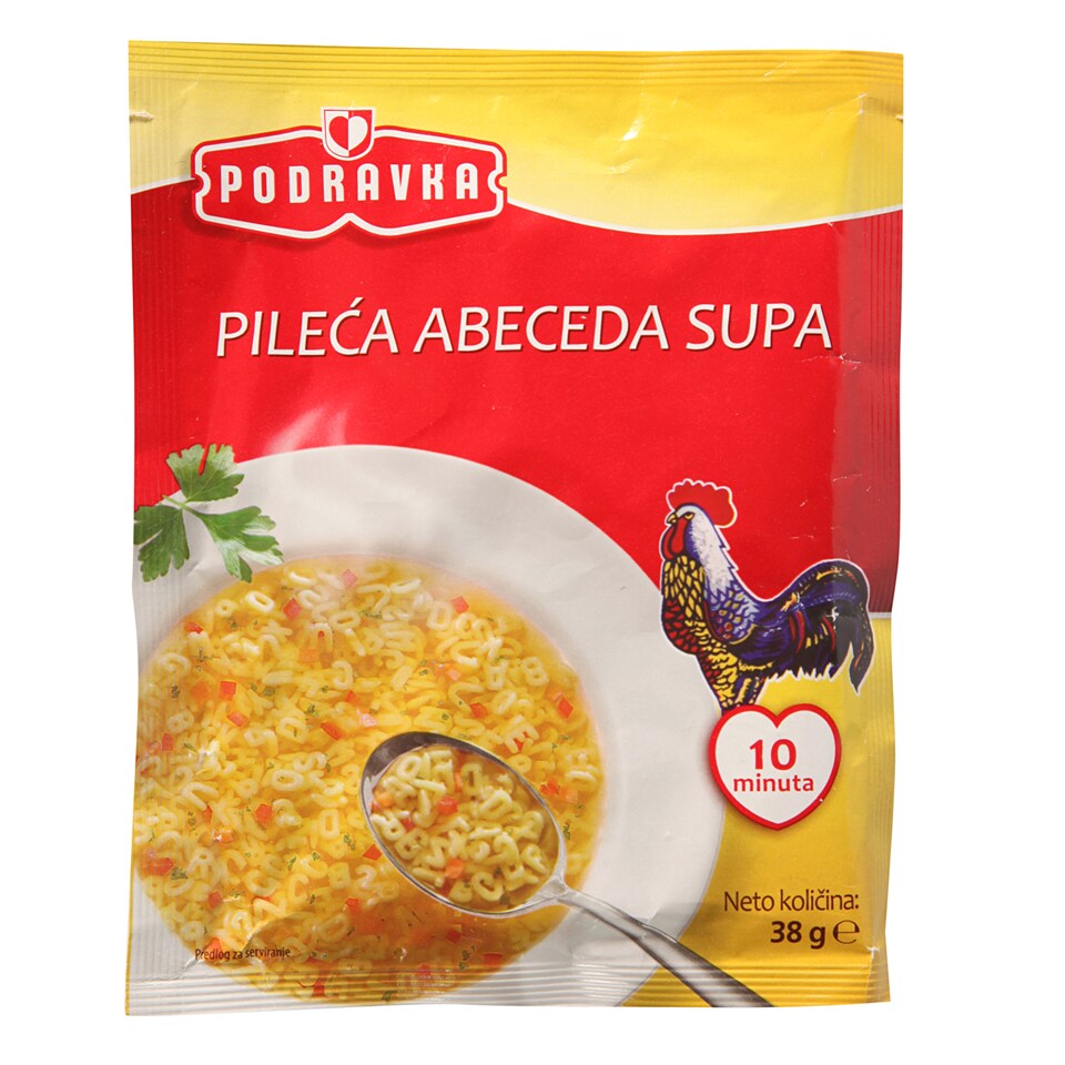 Podravka | Supa pileca Abeceda Podravka 38g | Maxi