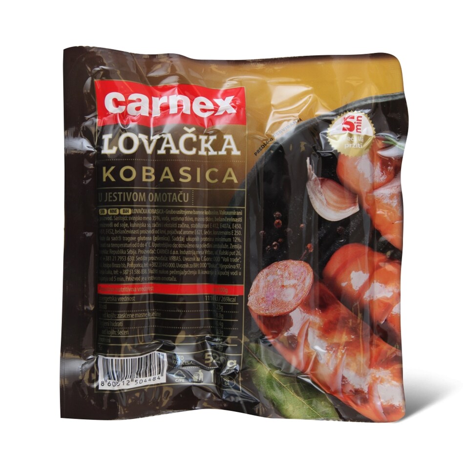 Carnex | Lovacka kobasica Carnex 520g | Maxi