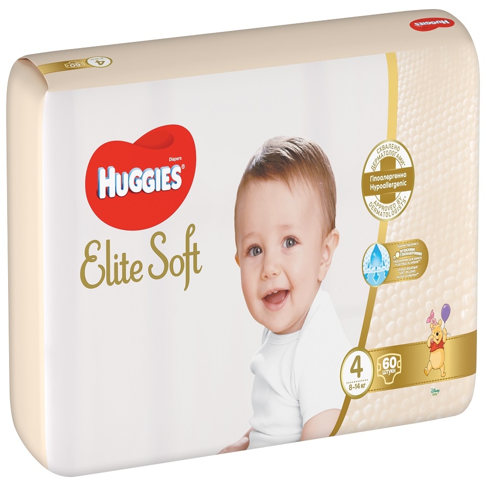 Huggies | Pelene Huggies ESoft (4) Mega 60kom | Maxi