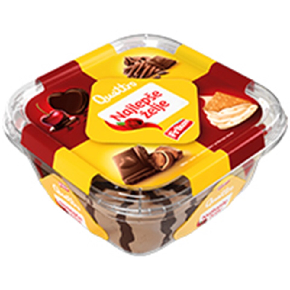 Quattro | Sladoled Quattro Najlepse zelje 1500ml | Maxi