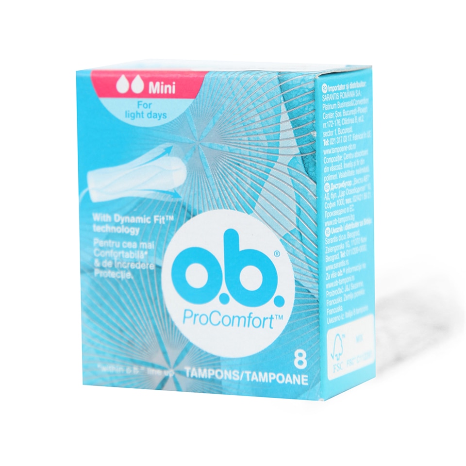 Ob | Tamponi Ob Procomfort Mini 8kom | Maxi