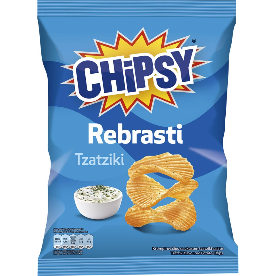 Chipsy | Cips tzatziki Chipsy 90g | Maxi